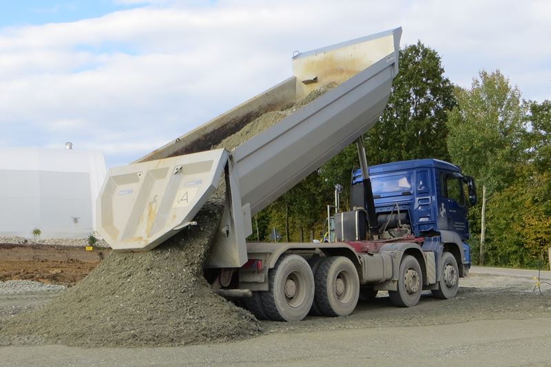 LKW 4-Achser PA-UA 470 (Hardox-Mulde) - Kieswerk Rauscheröd