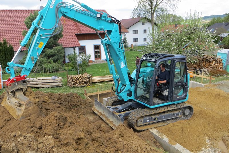 Kobelco SK 85 MSR / II - Kieswerk Rauscheröd