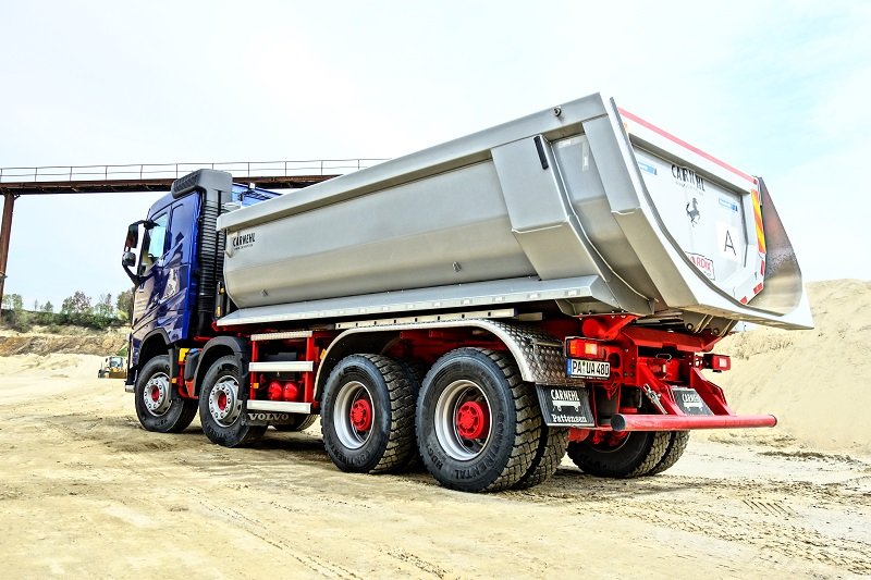 LKW 4-Achser PA-UA 480 (Hardox-Mulde) - Kieswerk Rauscheröd